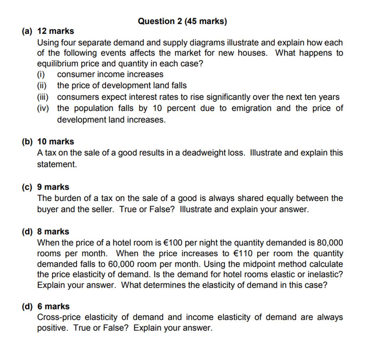 Solved Question 2 (45 ﻿marks)(a) 12 ﻿marksUsing four | Chegg.com