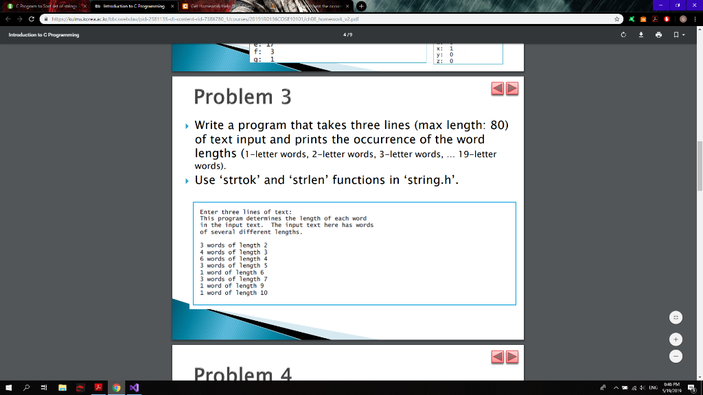 Solved 319 Problem 2 Write A Program That Takes A 3 Line 8320
