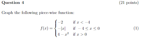 Solved Using the points (4,2) and (9,6), find the following: | Chegg.com