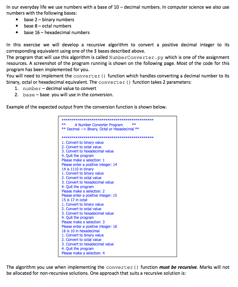 Solved In our everyday life we use numbers with a base of 10 | Chegg.com