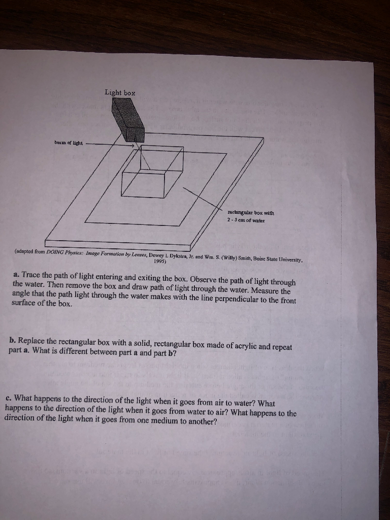 Solved Light box buuan of light- rectangular box with 2 - 3 | Chegg.com