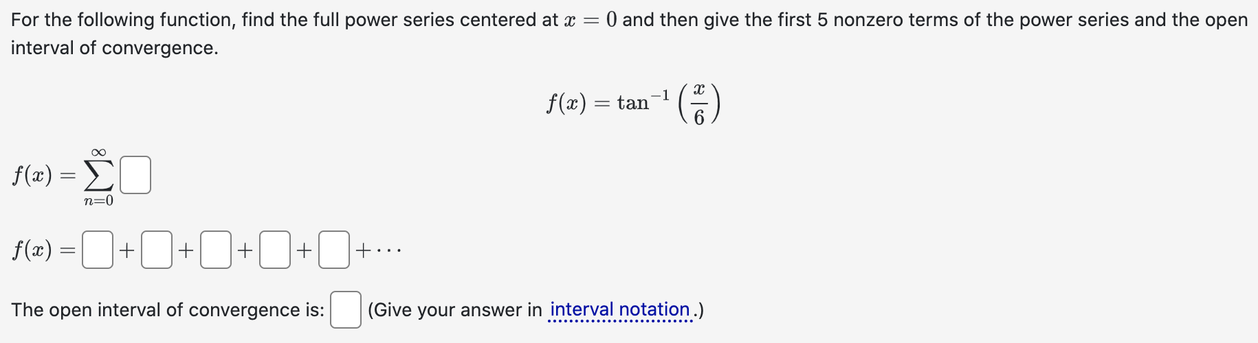Solved For the following function, find the full power | Chegg.com