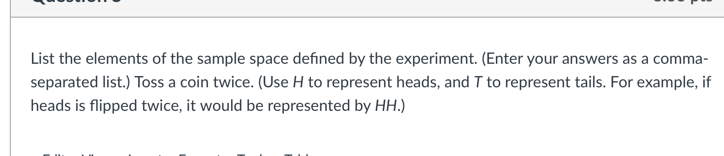 Solved List the elements of the sample space defined by the | Chegg.com
