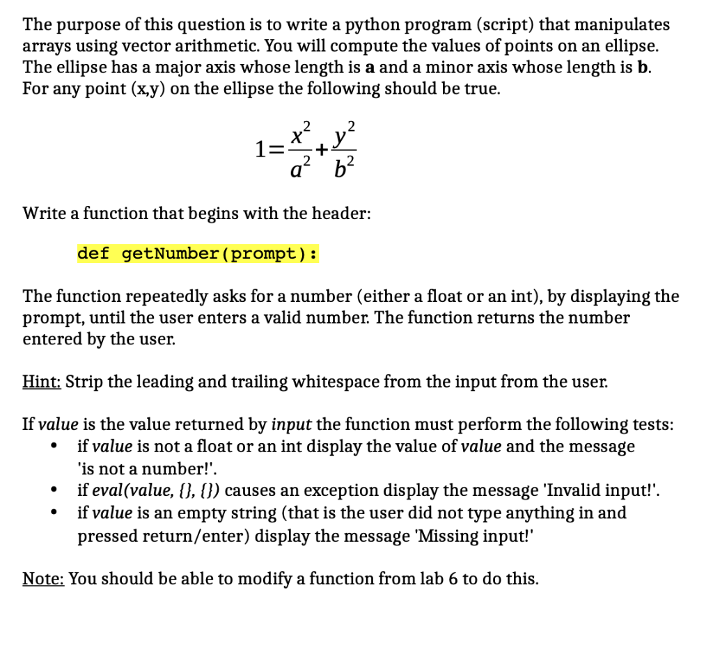 Solved The purpose of this question is to write a python | Chegg.com