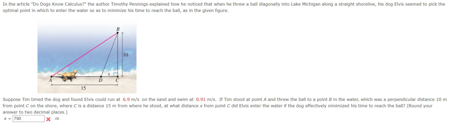 Solved In the article "Do Dogs Know Calculus?" the author | Chegg.com