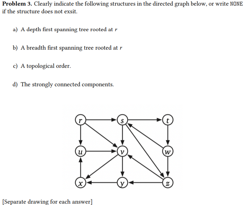 Solved Problem 3. Clearly indicate the following structures | Chegg.com