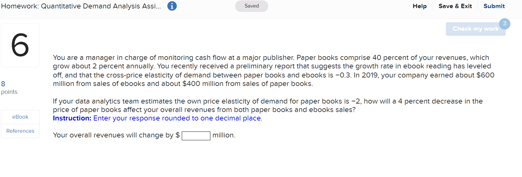 Solved You are a manager in charge of monitoring cash flow | Chegg.com