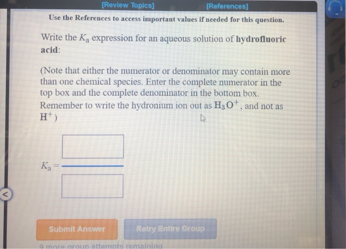 Solved Review Topics] Use the References to access important | Chegg.com