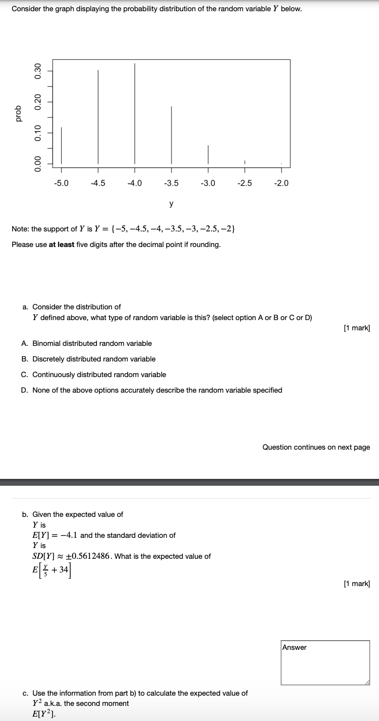 Solved Consider the graph displaying the probability | Chegg.com