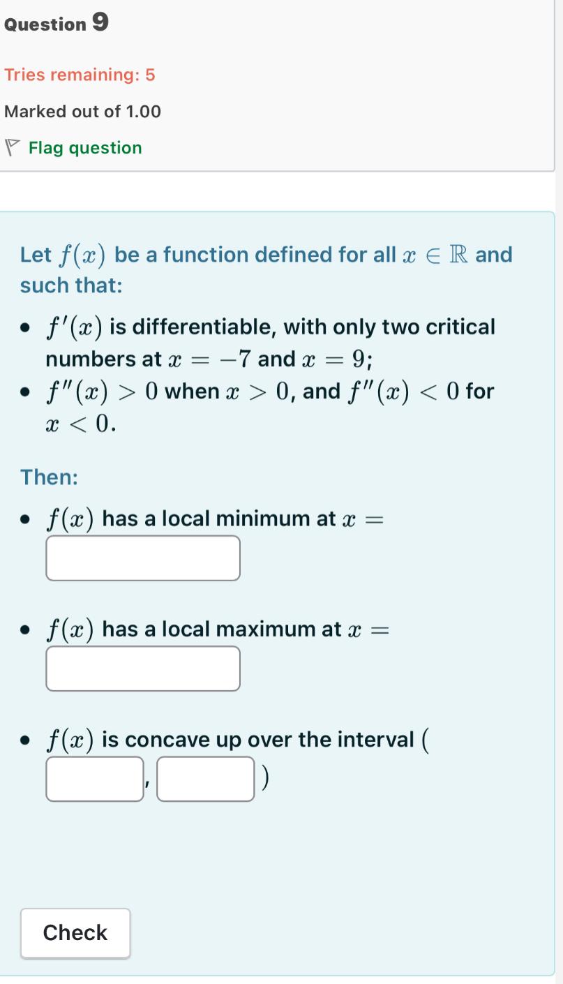 Solved Let f(x) be a function defined for all x∈R and such | Chegg.com