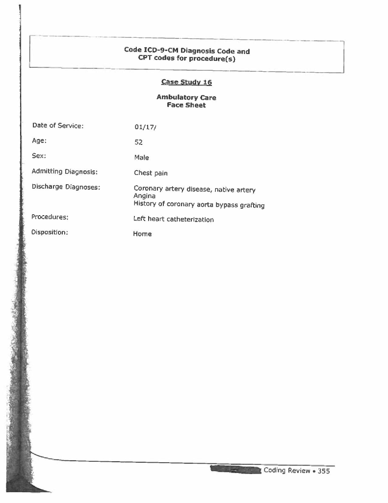 Solved QUESTION 7 CASE STUDY 16: Determine which of the | Chegg.com