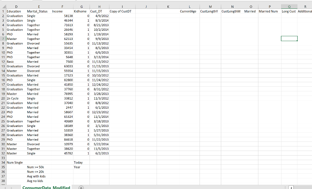 Solved ISM 360 Spreadsheet Project 7 The purpose of this | Chegg.com