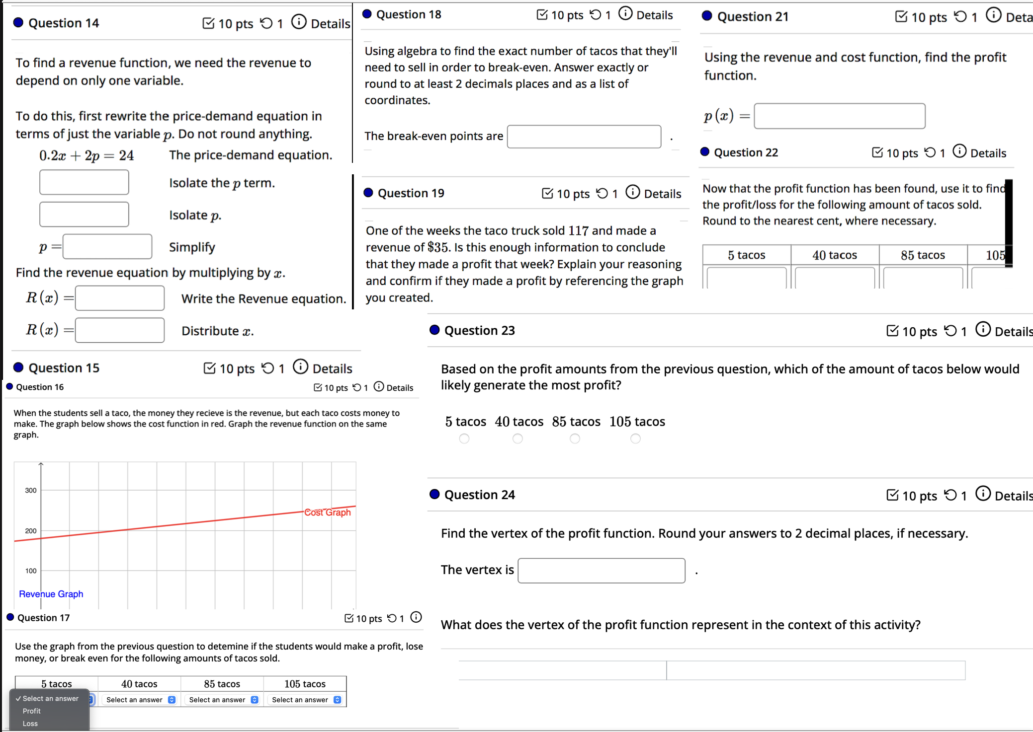 Solved All the questions are from the same exercise, they | Chegg.com