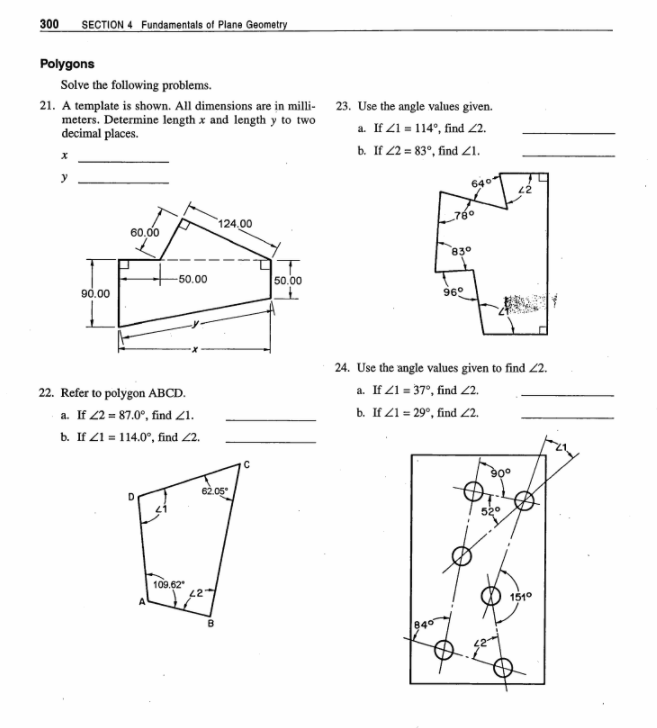 Solved 300 SECTION 4 Fundamentals of Plane Geometry Polygons | Chegg.com