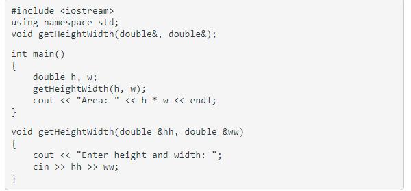 Solved C++ a) Why are reference variables used in | Chegg.com