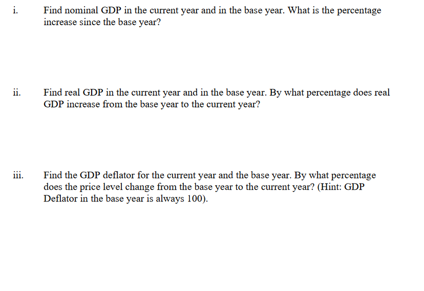 Solved 3 Ch2 Nominal Vs Real Gdp And Gdp Growth Fill In 8753