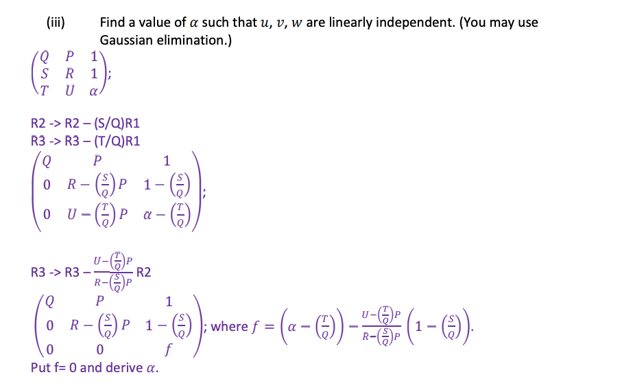 Solved replace the letter with these numbers below P = 3 Q | Chegg.com
