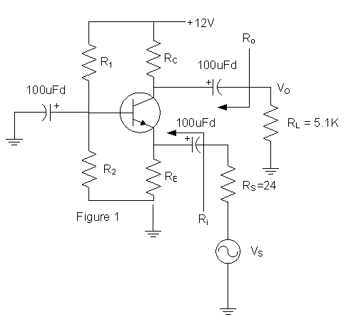 Solved A) Use the transistor to design the common base | Chegg.com
