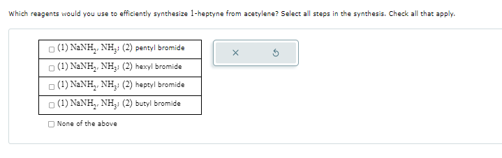 Solved Which reagents would you use to efficiently | Chegg.com