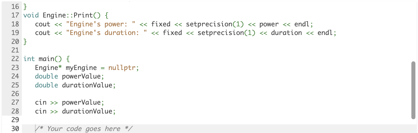 Solved Two Doubles Are Read As The Power And The Duration Of 