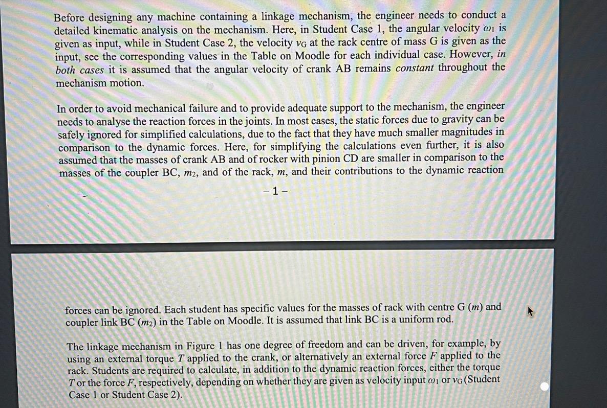 Aim: To conduct a full kinematic analysis and | Chegg.com
