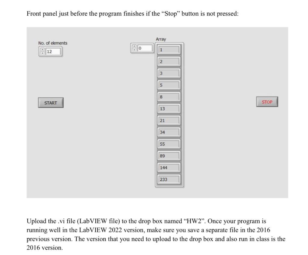 Solved PURPOSE Construct a LabVIEW program that creates a | Chegg.com