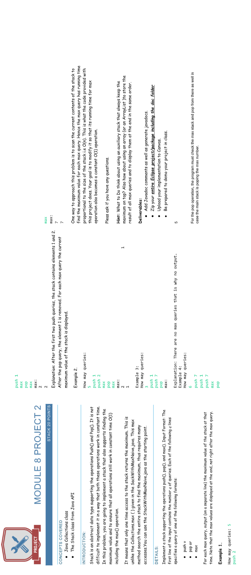 Solved package module8project2; import java.util.*; import | Chegg.com