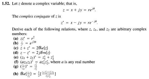 Solved 1.52. Let z denote a complex variable; that is, | Chegg.com
