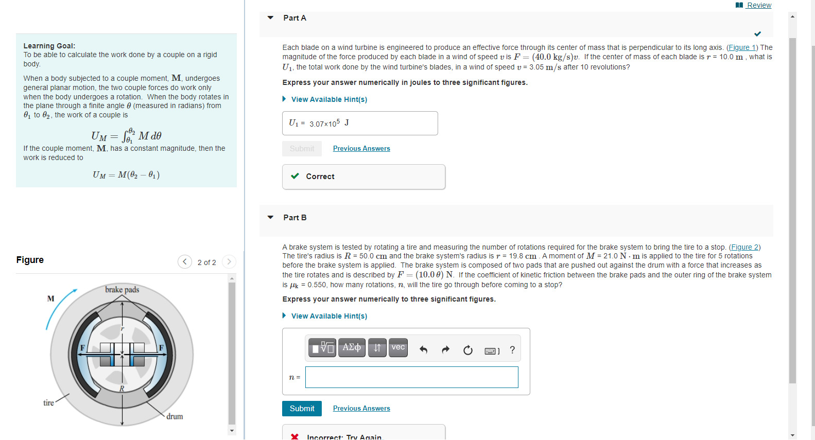 Solved 1 Review Part A Learning Goal: To be able to | Chegg.com