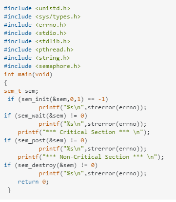 Solved I need to add semaphore system calls into the proper | Chegg.com