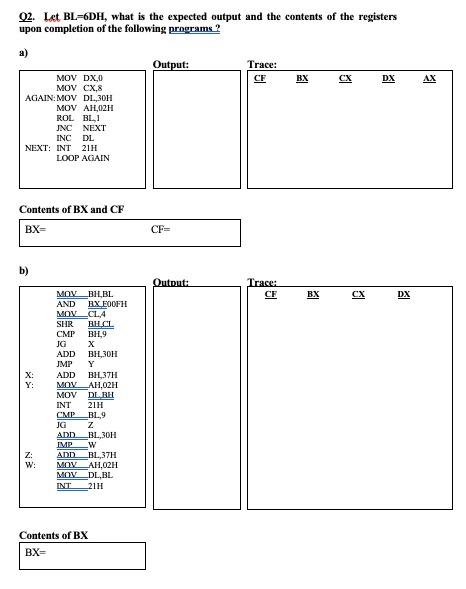 Solved can you put also output answer on the table? | Chegg.com