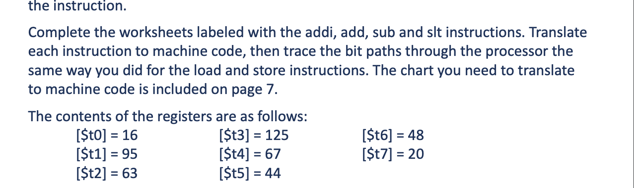 the instruction. Complete the worksheets labeled with | Chegg.com