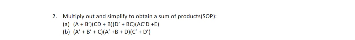 Solved Multiply out and simplify to obtain a sum of | Chegg.com