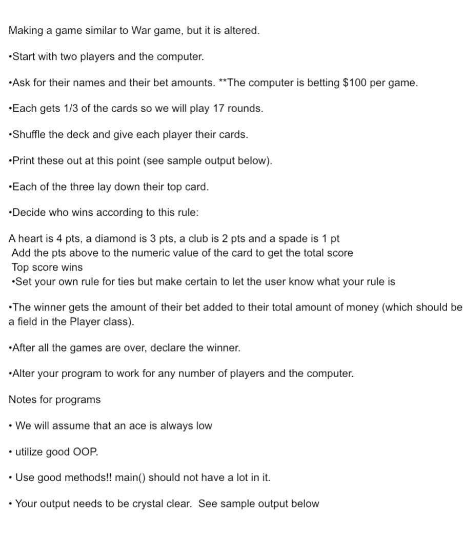 Solved JAVA// use the following programs provided and upload | Chegg.com