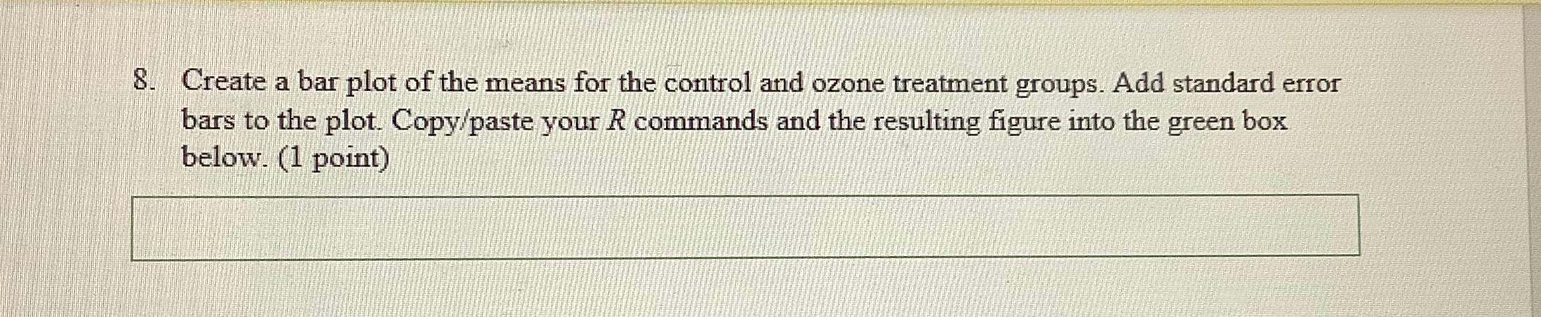 6. Run the Ozone applet (see handout), save the data | Chegg.com