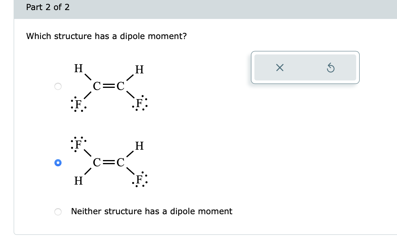 Solved The C2H2 F2 molecule can exist in either of the | Chegg.com