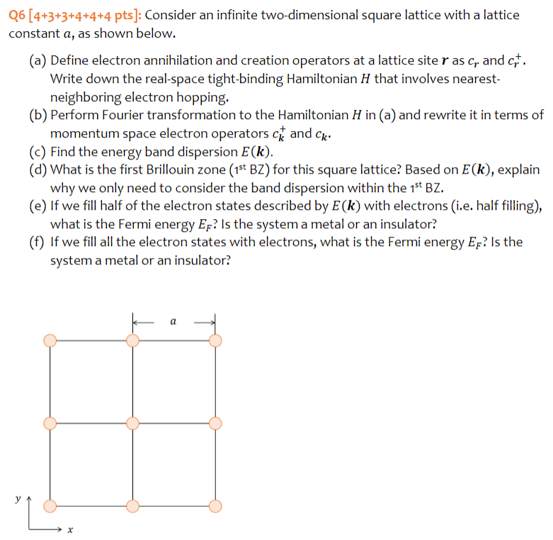 Solved 26 [4+3+3+4+4+4 pts]: Consider an infinite | Chegg.com