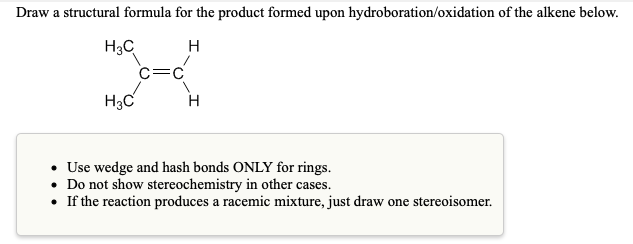 Solved Draw a structural formula for the product formed upon | Chegg.com