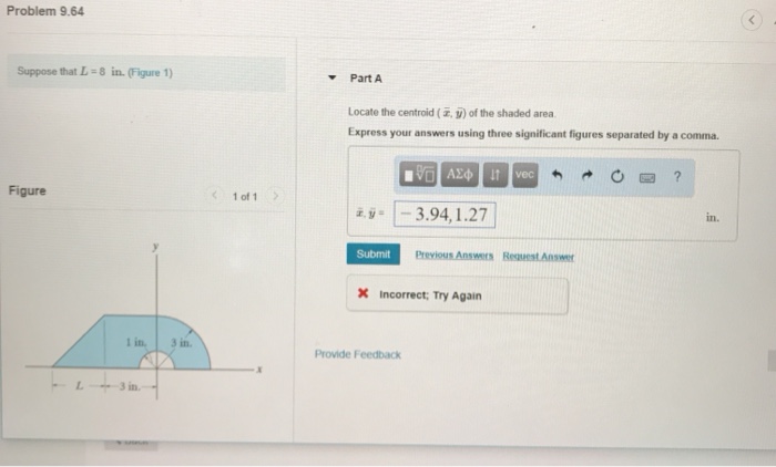 Solved Problem 9.64 Suppose That L-8 In (figure 1) Part A 