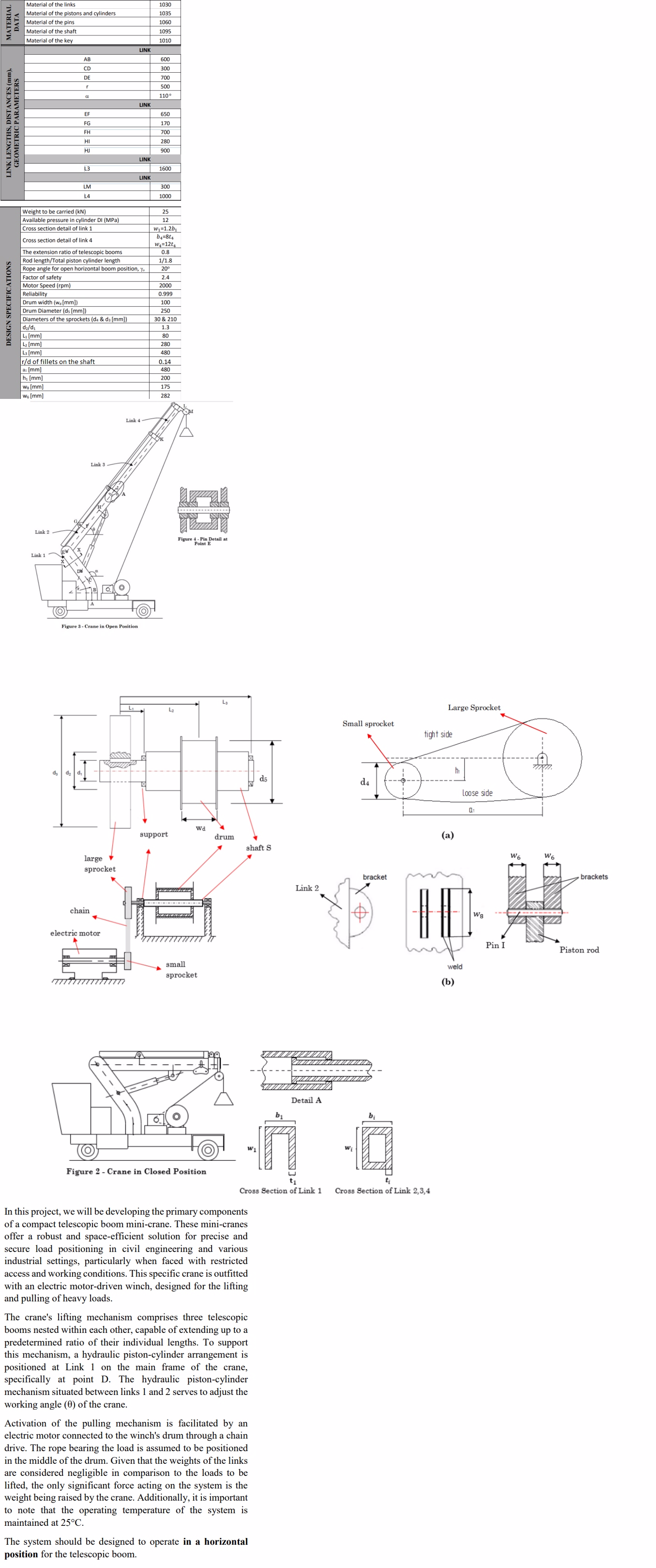Solved The cross section of the links are given in the | Chegg.com