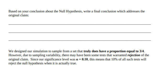 Hypothesis Test of the Proportion of Girls in a | Chegg.com