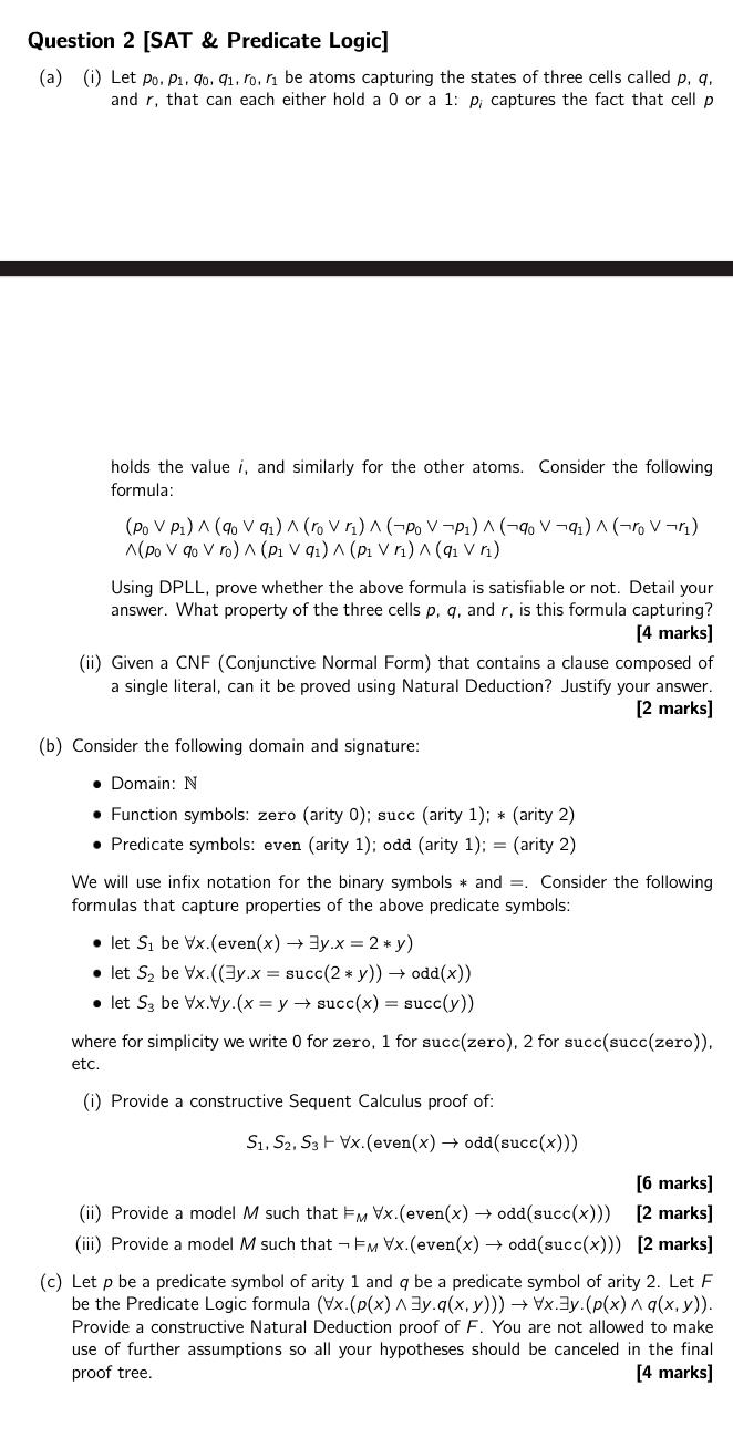 Dpll In Logic And Computer Science The 