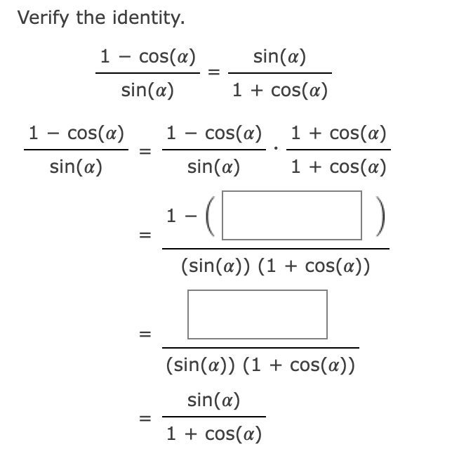 Solved Verify the identity. | Chegg.com