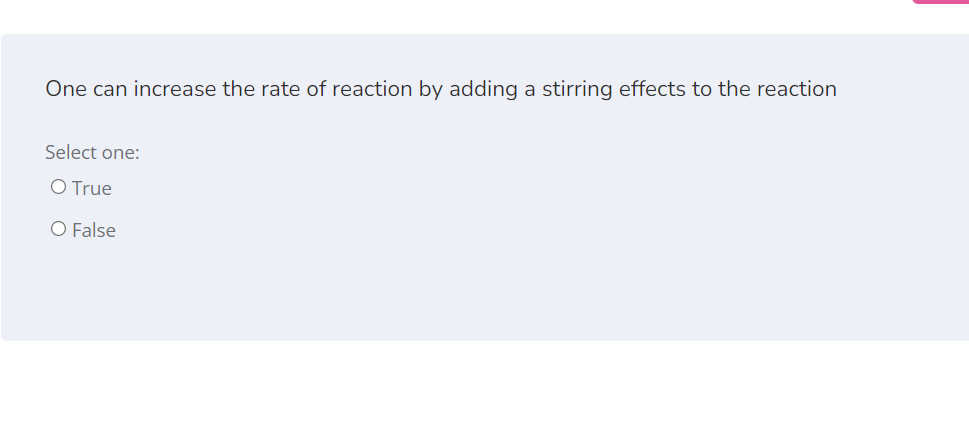 Solved One can increase the rate of reaction by adding a | Chegg.com