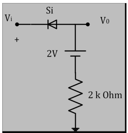 Solved What is the voltage (vo) value seen at the output | Chegg.com