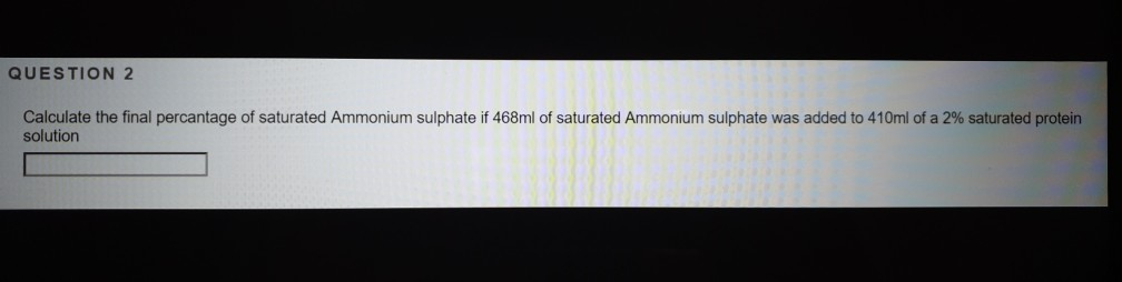 Solved QUESTION 1 Complete the following purification table: | Chegg.com