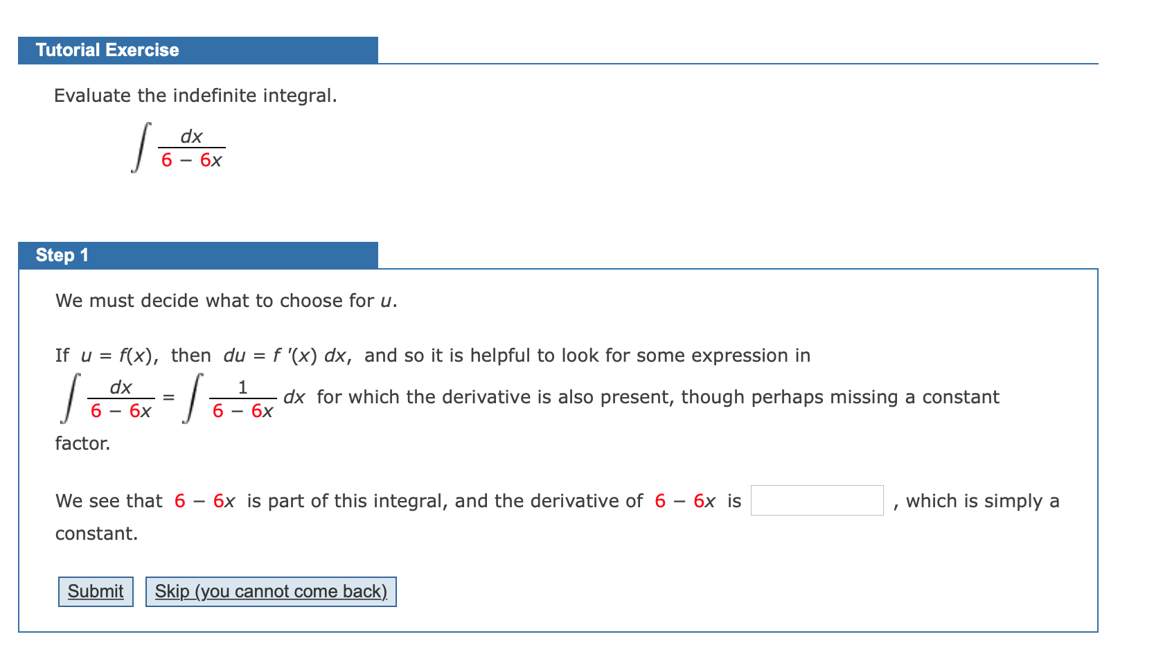 Solved Tutorial Exercise Find the general indefinite | Chegg.com