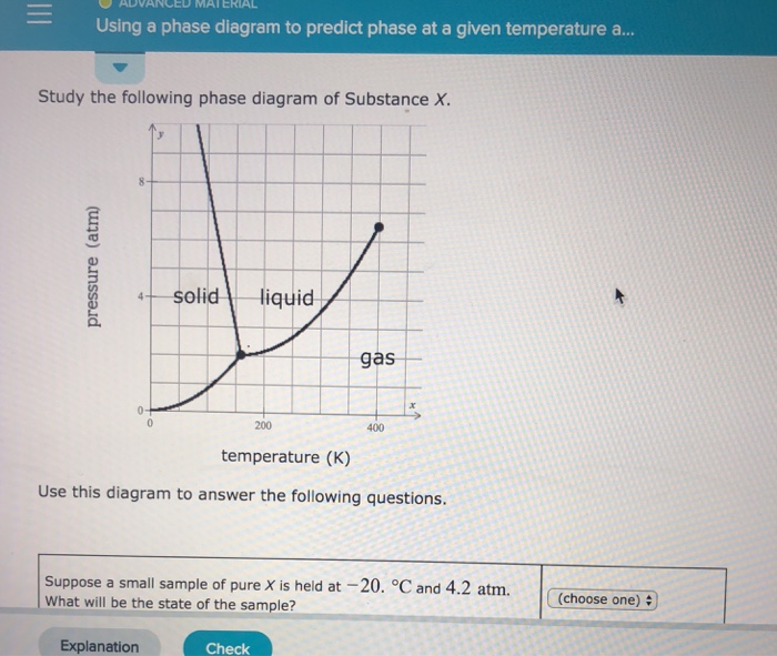 Solved OADVANCED MATERIAL Using a phase diagram to predict | Chegg.com