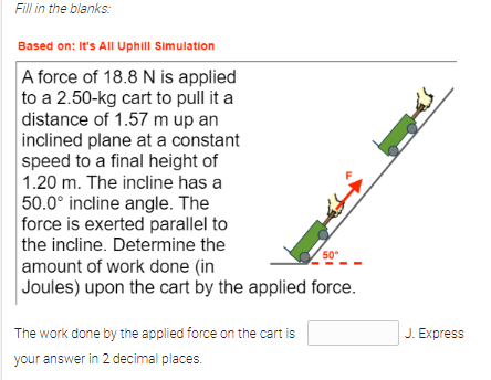 Solved Fill in the blanks: Based on: It's All Uphill | Chegg.com