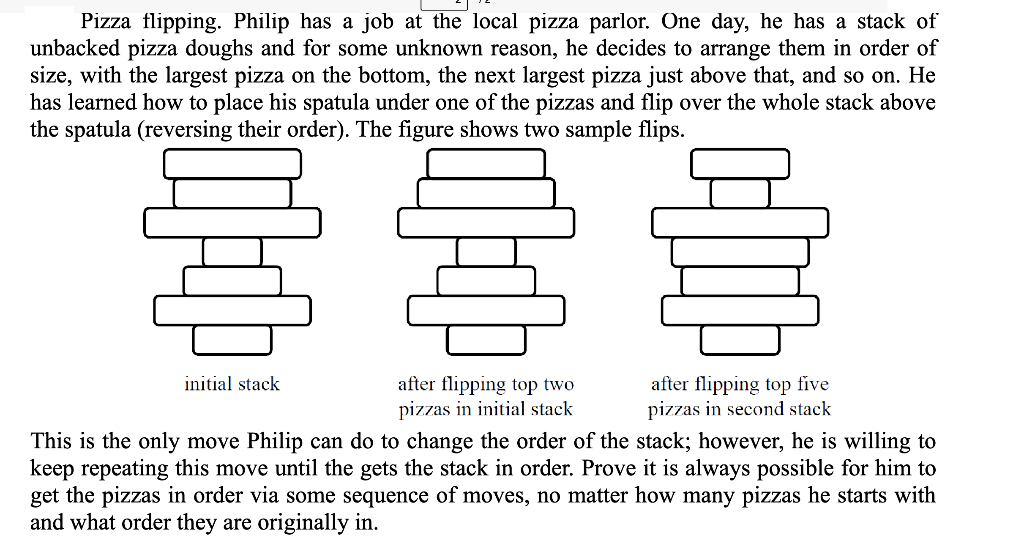 Solved Pizza flipping. Philip has a job at the local pizza | Chegg.com